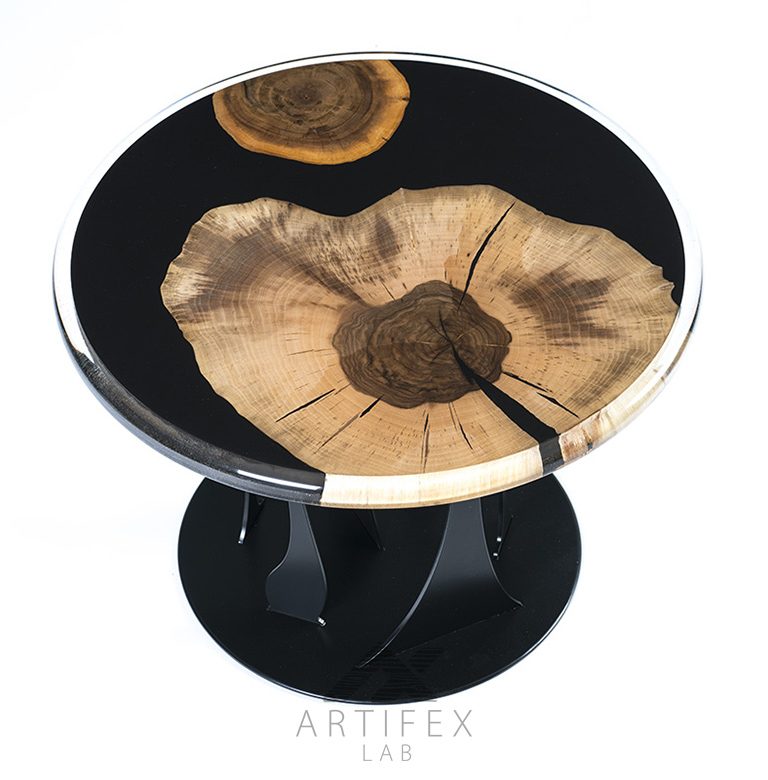 “Satellite” Collection – Copper Coffee table – Artifex Lab